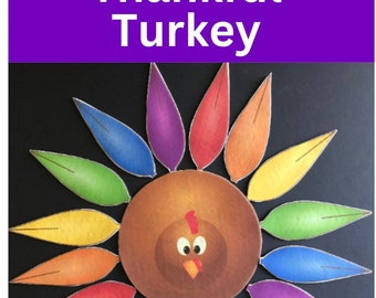Turkey Wore His Rainbow Feathers Felt Story Felt Stories - Etsy