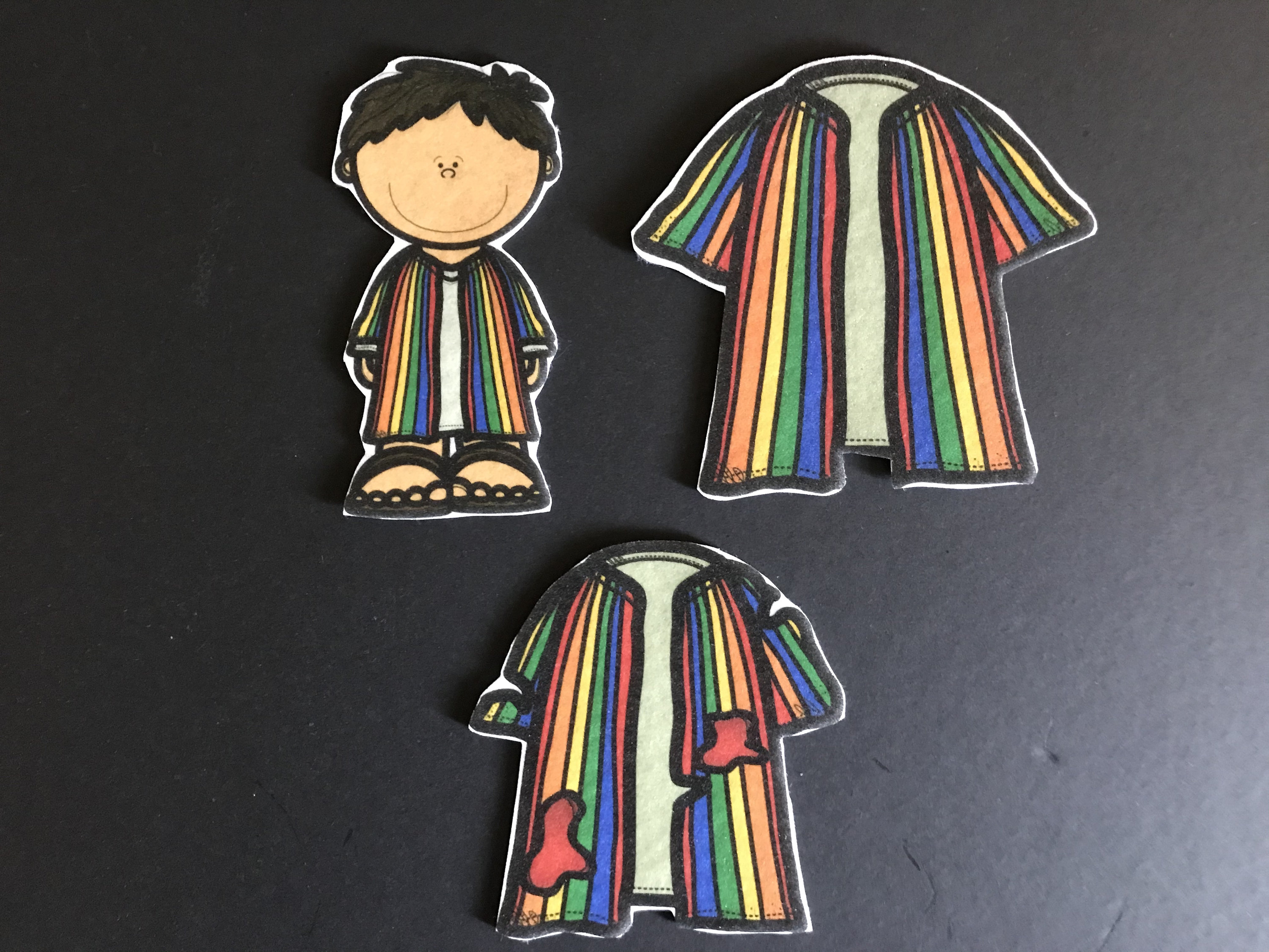 Joseph Bible Story Felt Pieces // Flannel Board Pieces // | Etsy