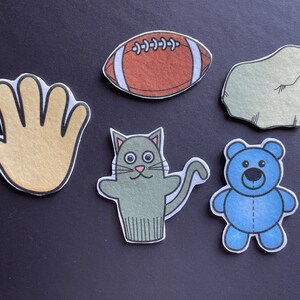 5 Senses Felt // Five Senses Flannel Board Pieces // Felt Game ...