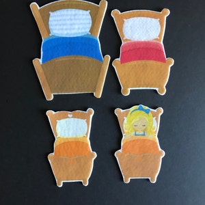 Goldilocks and the Three Bears Felt Board Story #2 // Flannel Board ...