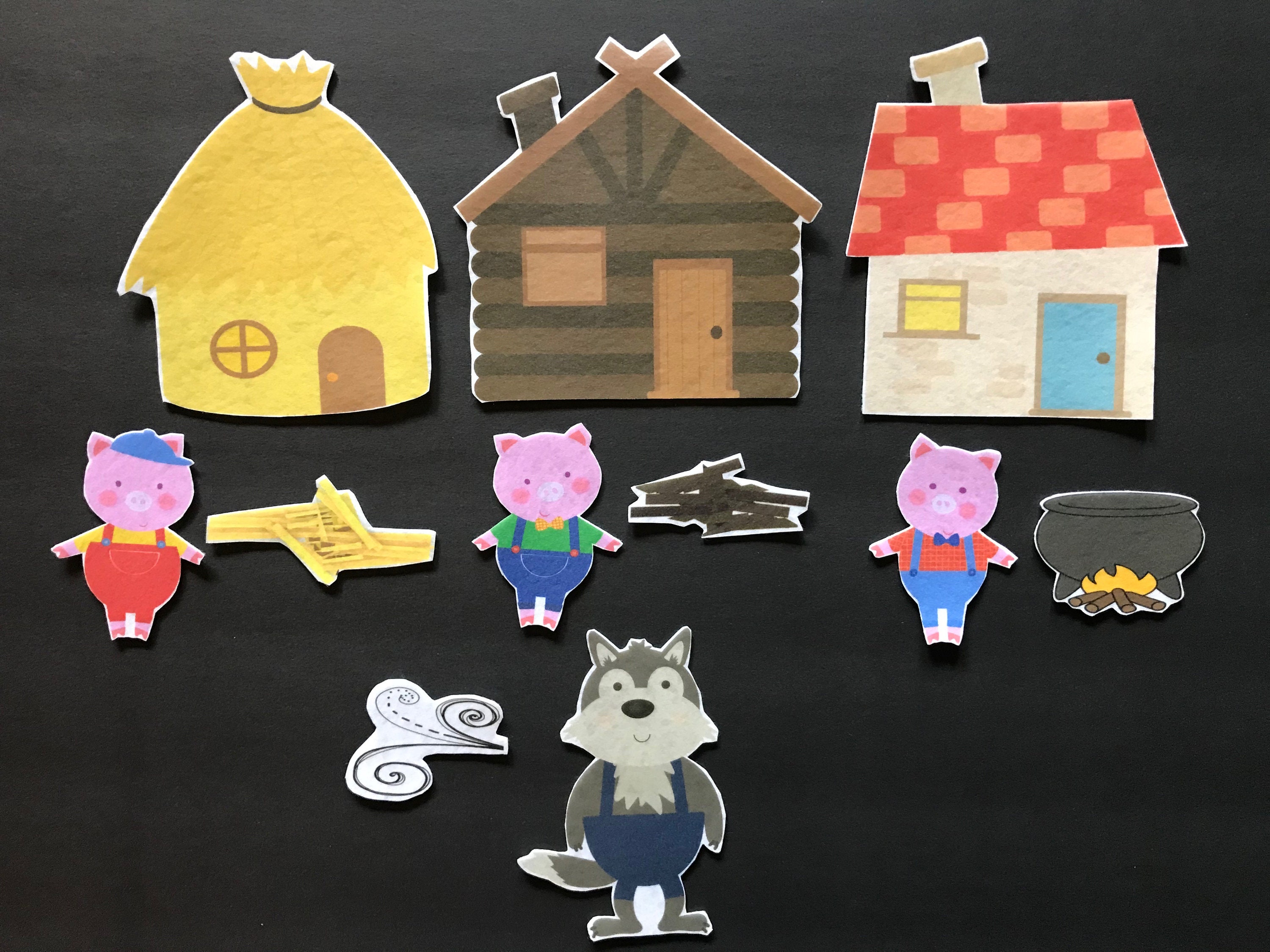 Three Little Pigs Story Houses
