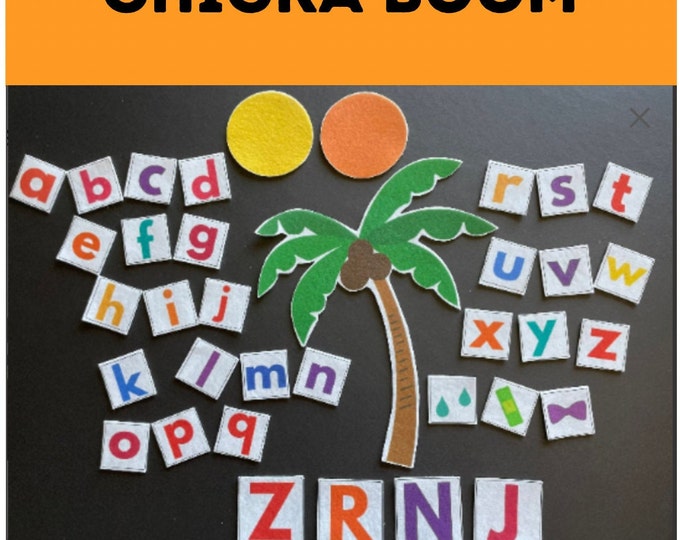 Chicka Chicka Boom Boom ABC Felt Story // Felt Stories // Flannel Board ...