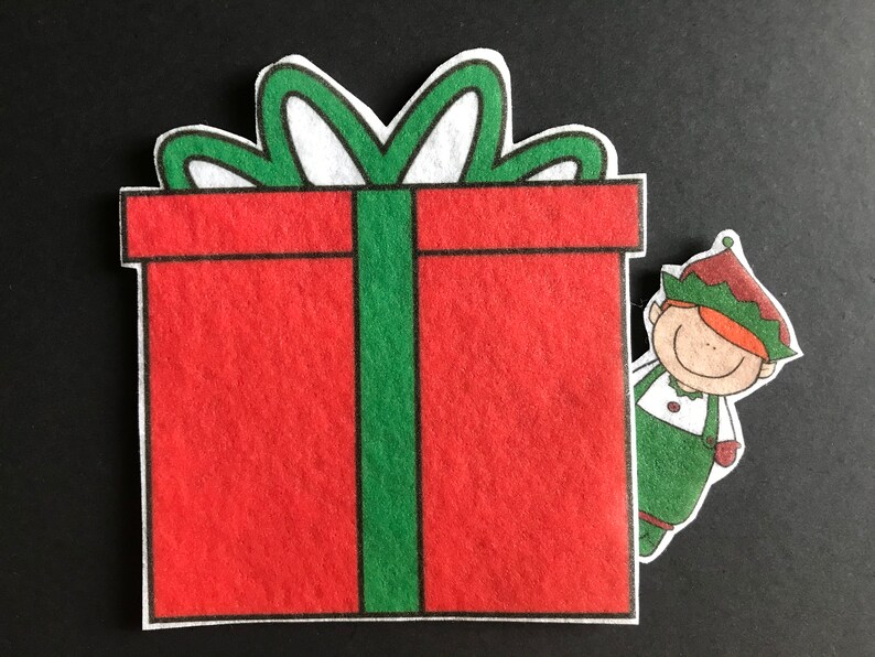 Hide Your Elf Felt Game Set // // Preschool // Hide and Seek | Etsy