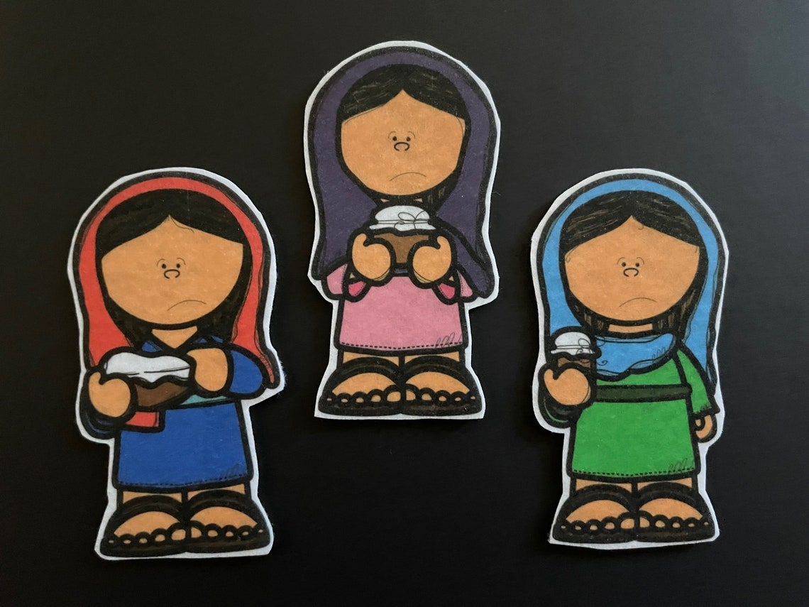 The Resurrection Bible Felt Pieces // He is Risen // Flannel - Etsy