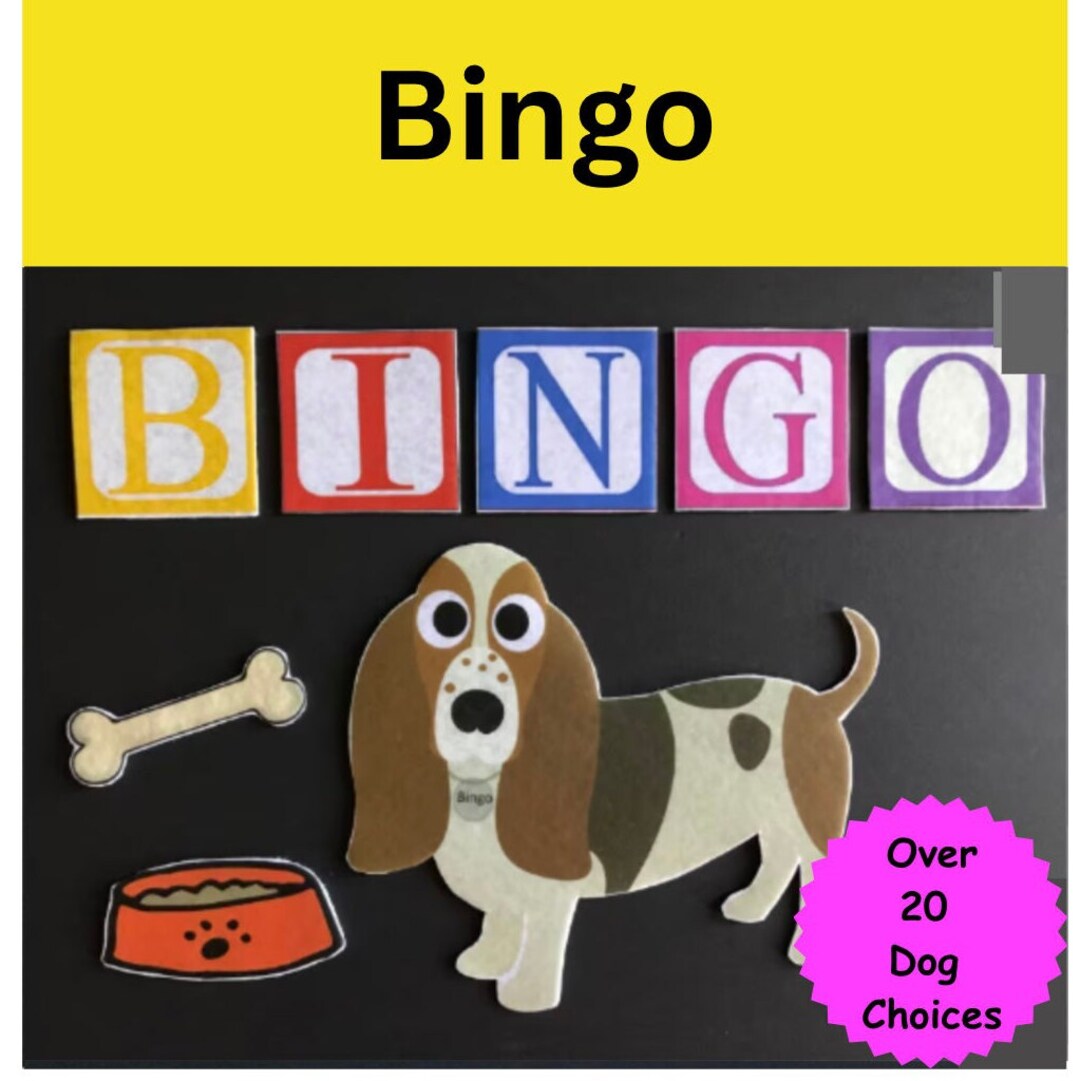 Bingo Felt Set //flannel Board Pieces Pieces // Choose Your - Etsy