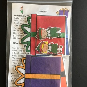 Hide Your Elf Felt Game Set // // Preschool // Hide and Seek Felt Game ...