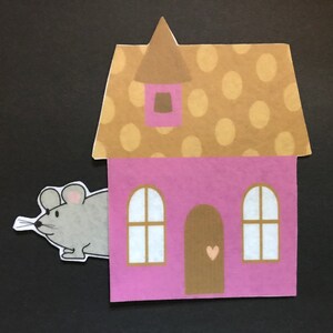 Little Mouse Game Felt Set //flannel Board Pieces Pieces // Preschool ...