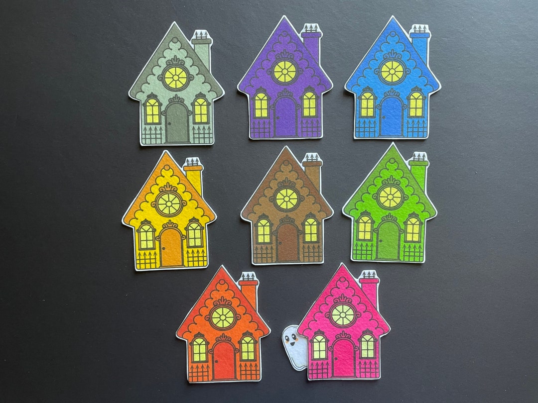 Little Ghost Game Felt Set //flannel Board Pieces Pieces // - Etsy