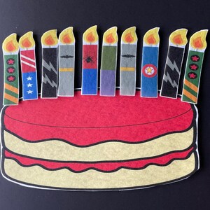 Birthday Cake Flannel Board - Etsy