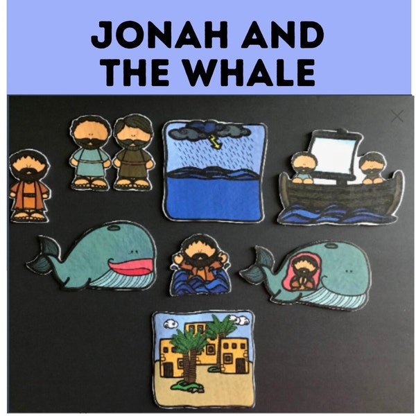 Jonah and the Whale - Etsy