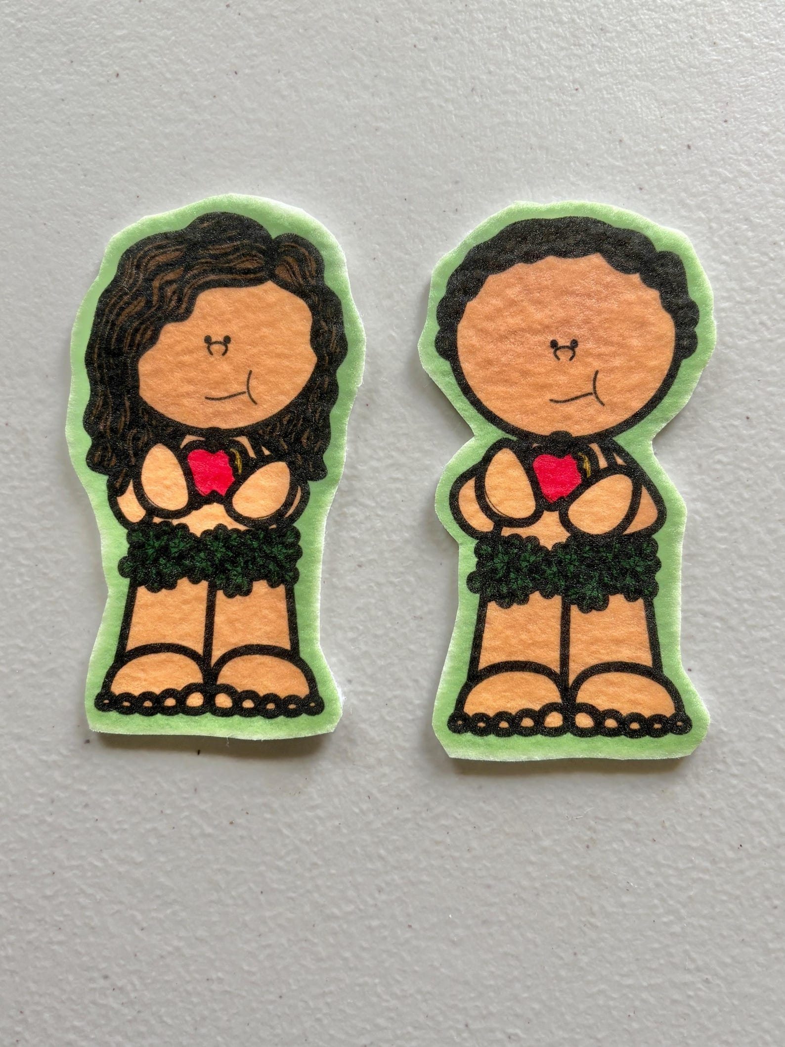 Adam and Eve Bible Felt Pieces // Flannel Board Pieces // Preschool ...