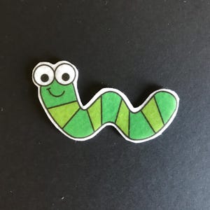 Little Worm Game Felt Set //flannel Board Pieces Pieces // Preschool ...