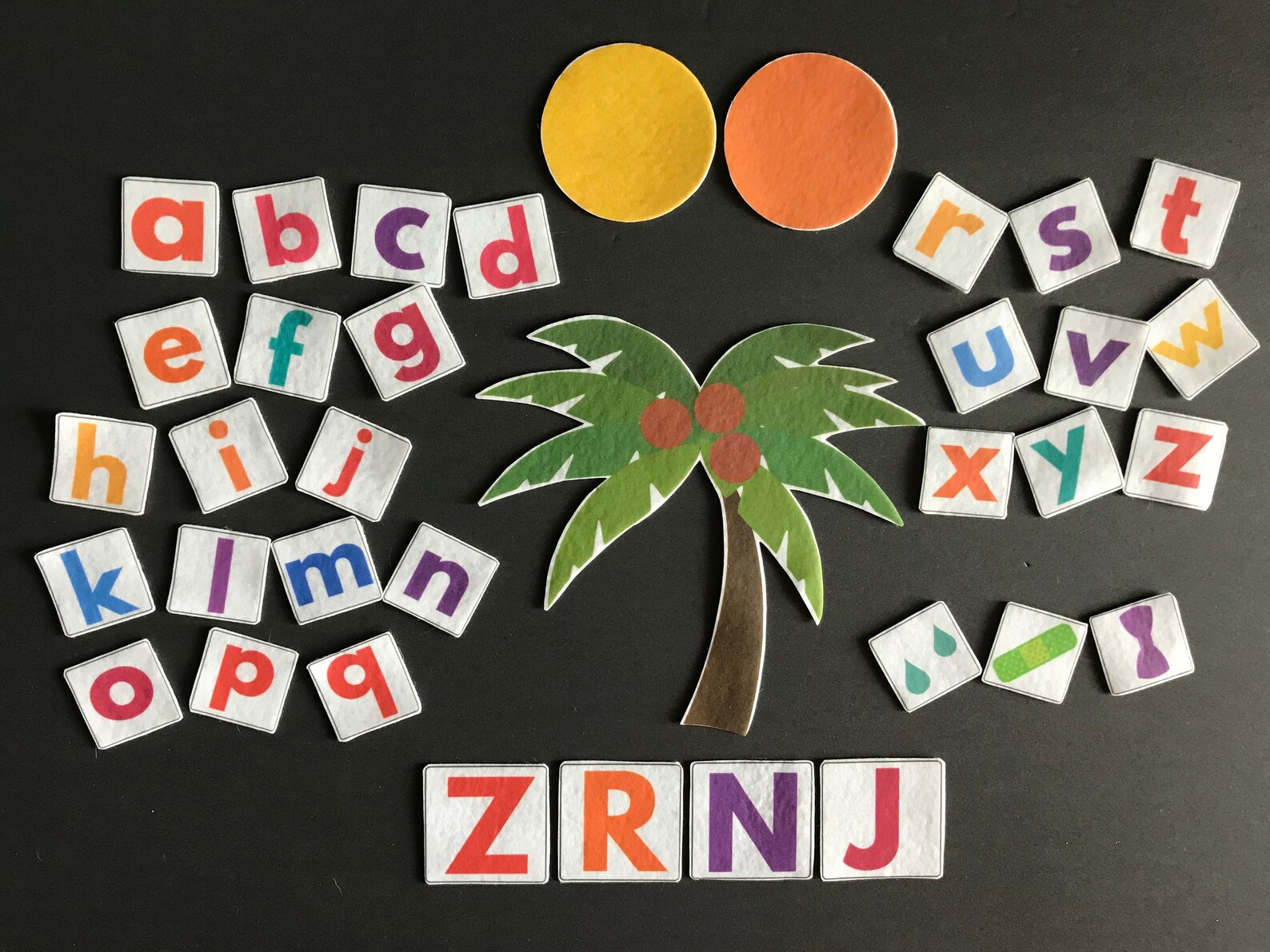 Chicka Chicka Boom Boom Felt // Flannel Board Pieces // | Etsy