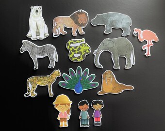 Polar Bear Felt / Flannel Board Set - Etsy