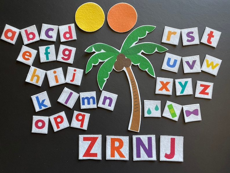 Chicka Chicka Boom Boom Felt // Flannel Board Pieces // - Etsy