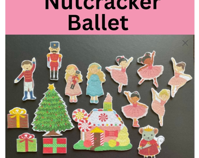 Nutcracker Ballet Felt Set // Flannel Board Pieces // Nutcracker ...