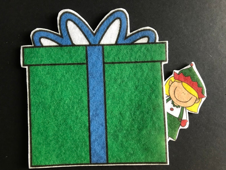 Hide Your Elf Felt Game Set // // Preschool // Hide and Seek | Etsy