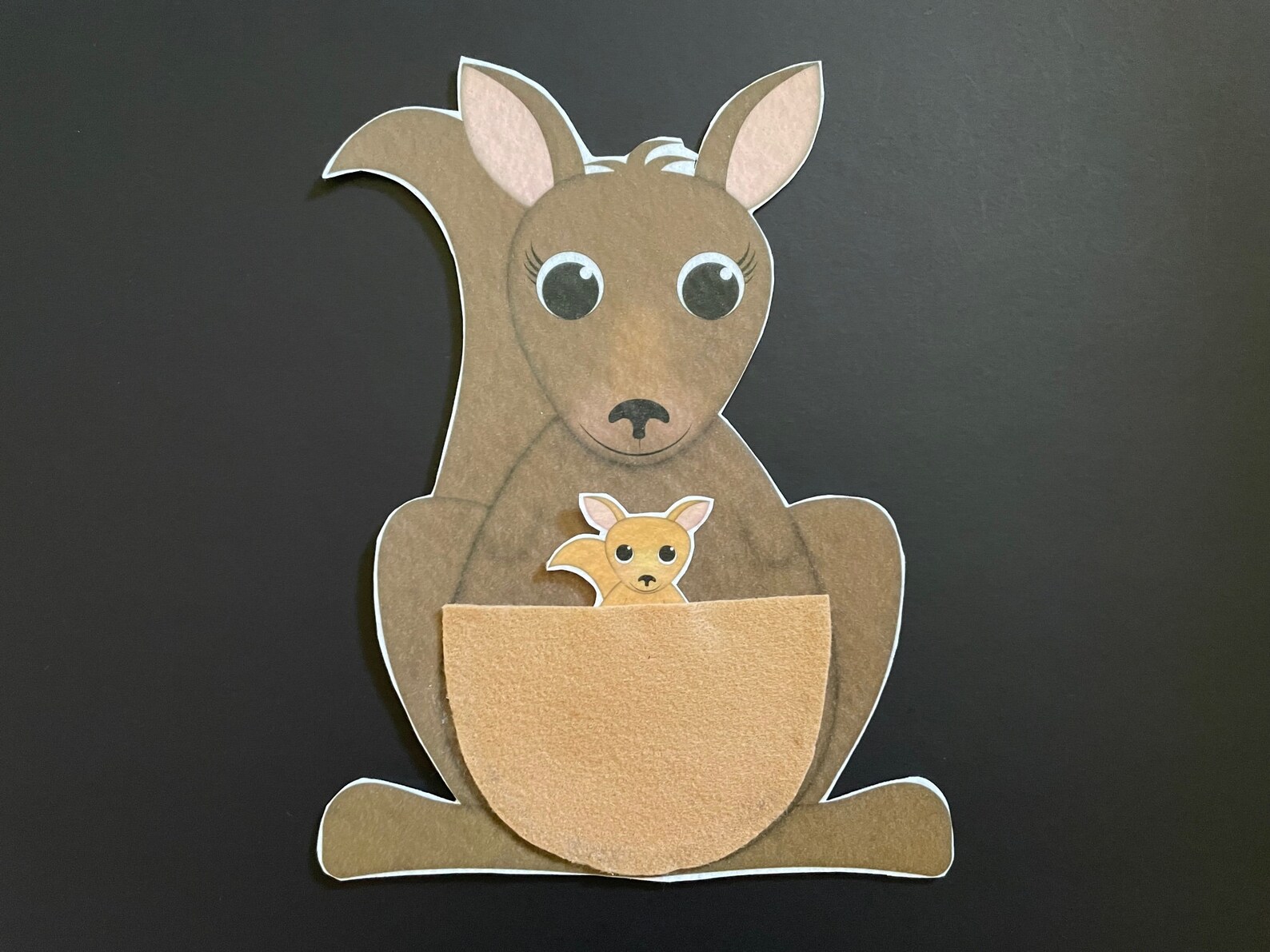 Kangaroo Guessing Game Felt Board Stories // Flannel Board // - Etsy