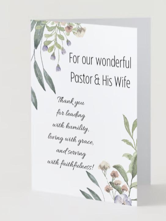 Stunning Words Of Appreciation For A Pastor And His Wife Photos