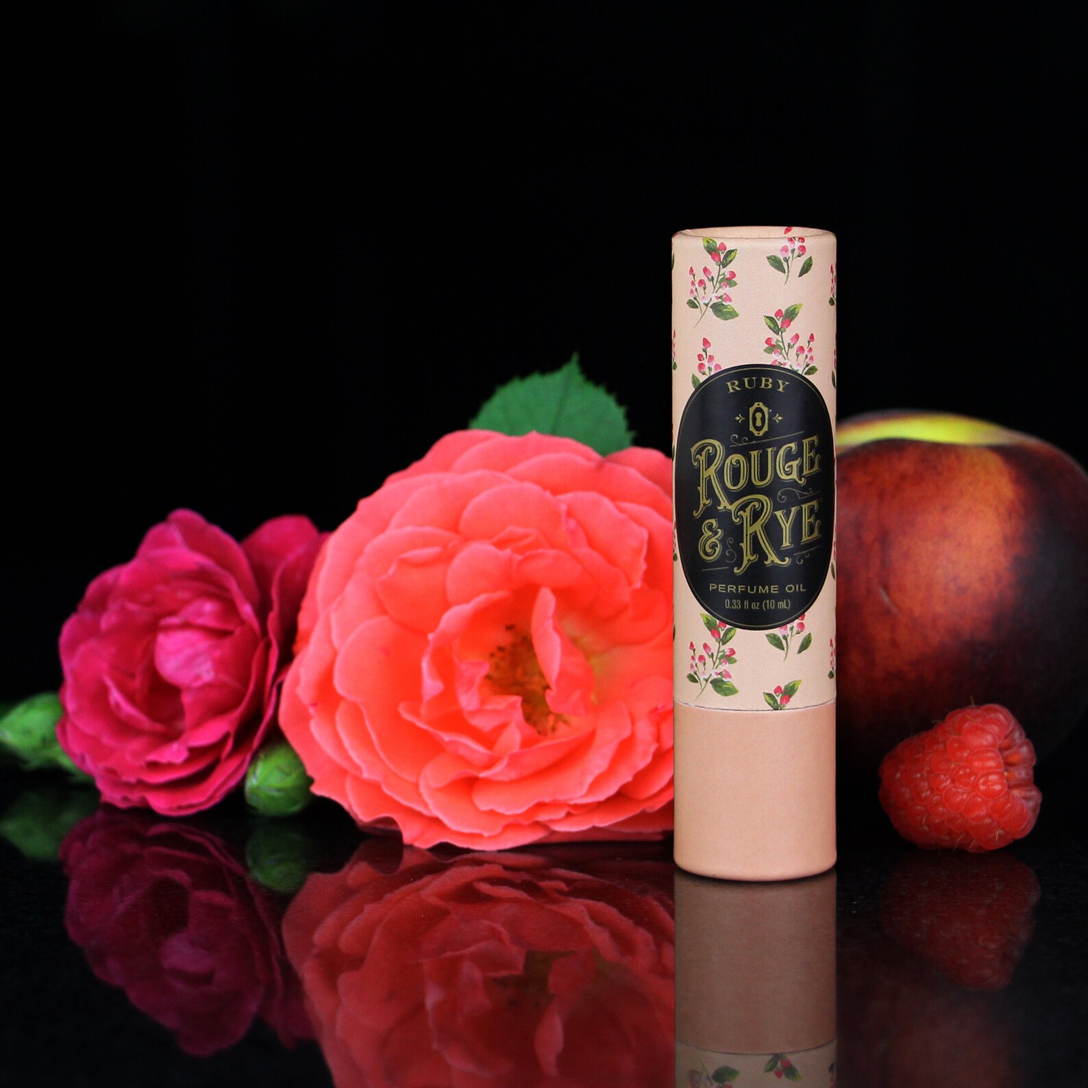 Ruby Perfume Oil Raspberry Rose and Peach | Etsy