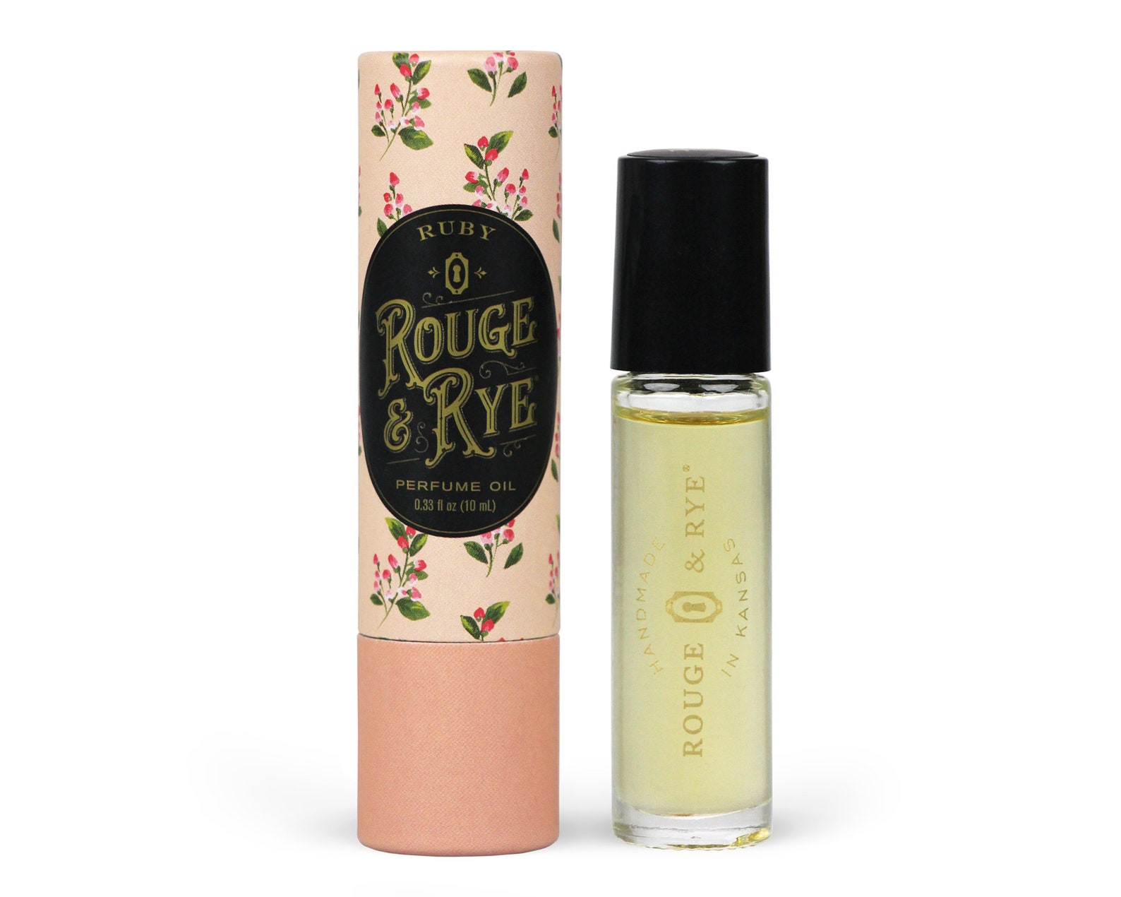 Ruby Perfume Oil Raspberry Rose and Peach | Etsy