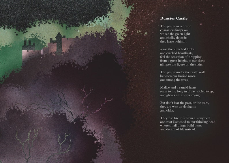 Illustrated Book of Haunting Poems - Etsy