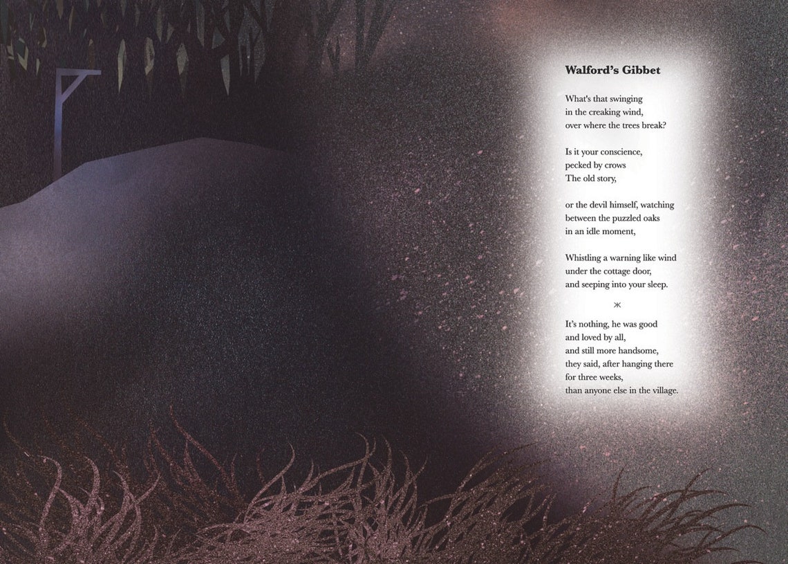 Illustrated Book of Haunting Poems - Etsy