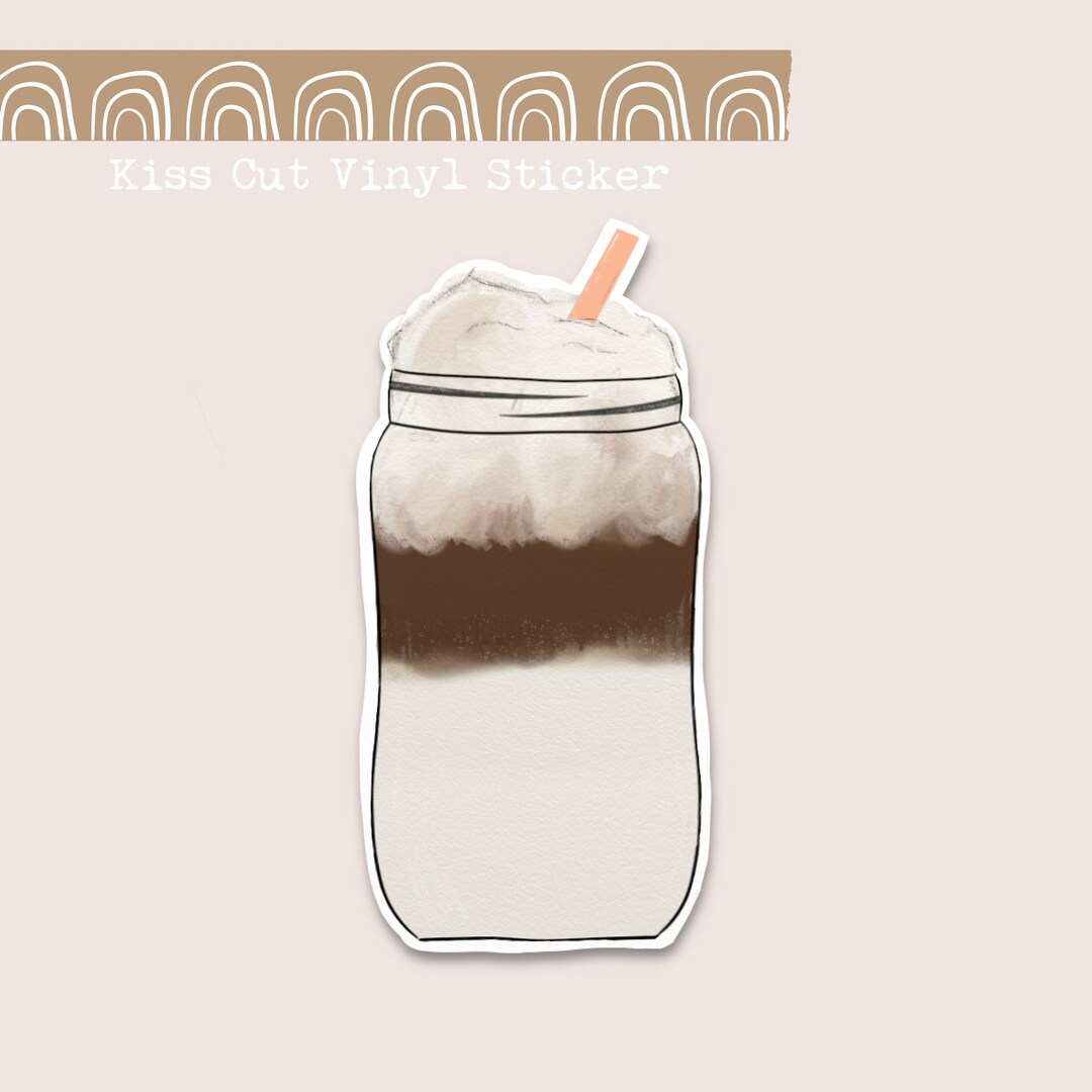 Macchiato Vinyl Sticker - Latte Lovers Tumbler Decal - Best Friend Gift ...