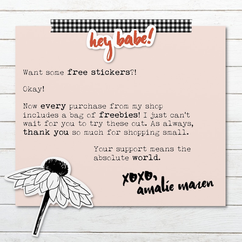 Custom Name Stickers - Planner and Journal Sticker Set - Handwritten ...