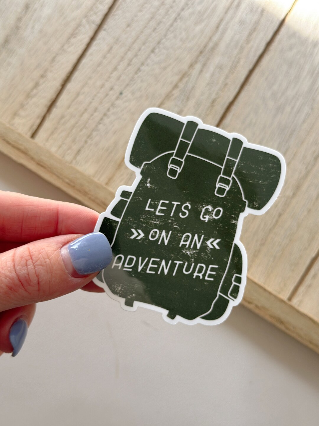 Let's Go Adventure 3” Vinyl Sticker - Water Bottle Sticker Decal ...