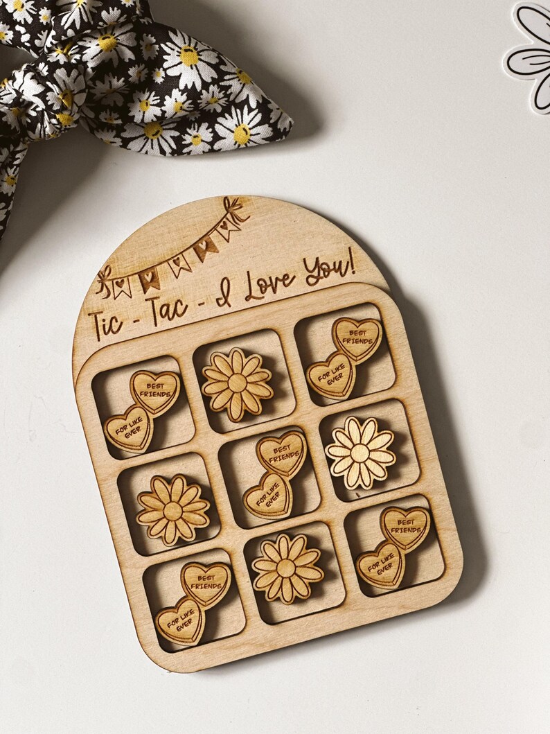 Valentine’s Day Party Favor - Kids Valentines - Tic Tac Toe Board ...