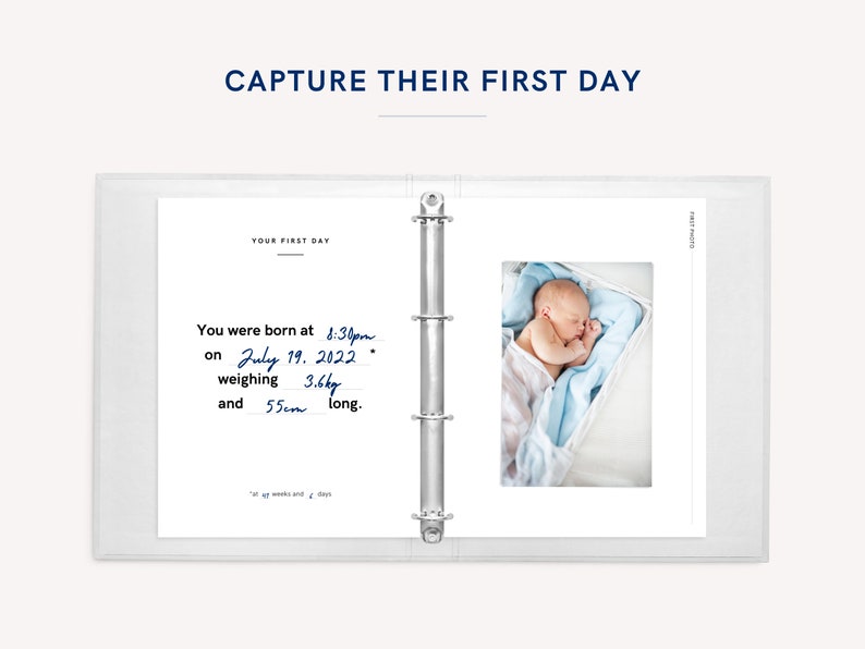 Printable Baby Milestone Book. Birth to 5 Years. Fully - Etsy