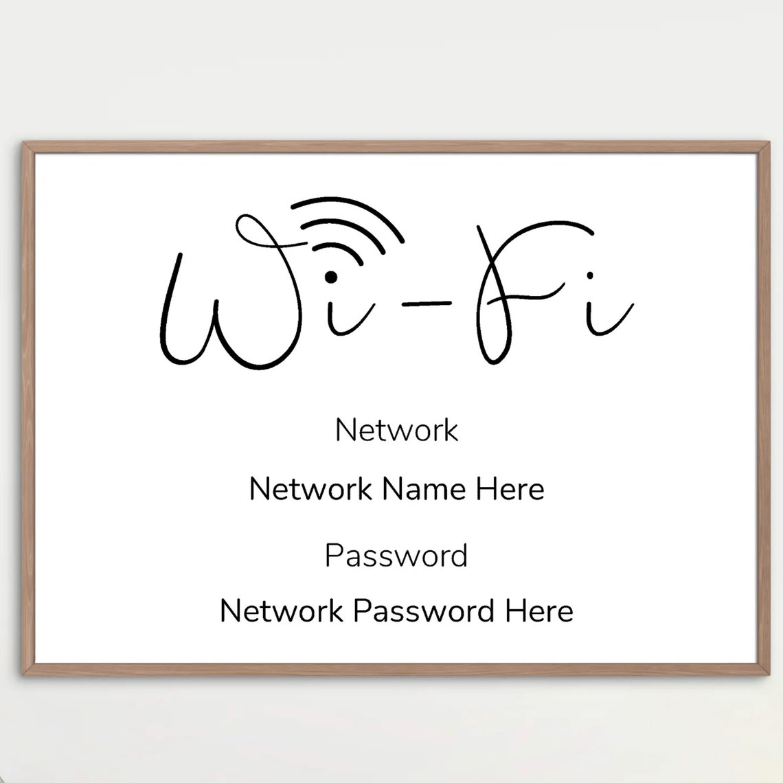 Wifi Password Sign | Wifi | Digital Download | Three Sizes, 8x10, 5x7 ... Wifi Password Sign | Wifi | Digital Download | Three Sizes, 8x10, 5x7 ...