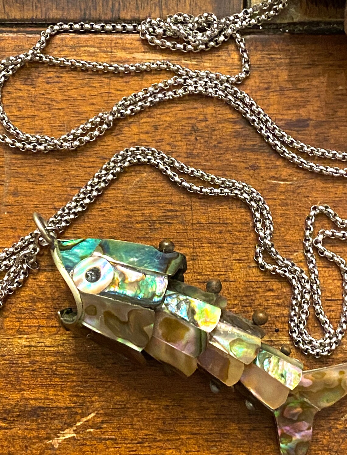 Large Mexican Abalone Shell Mother of Pearl Articulated Fish - Etsy