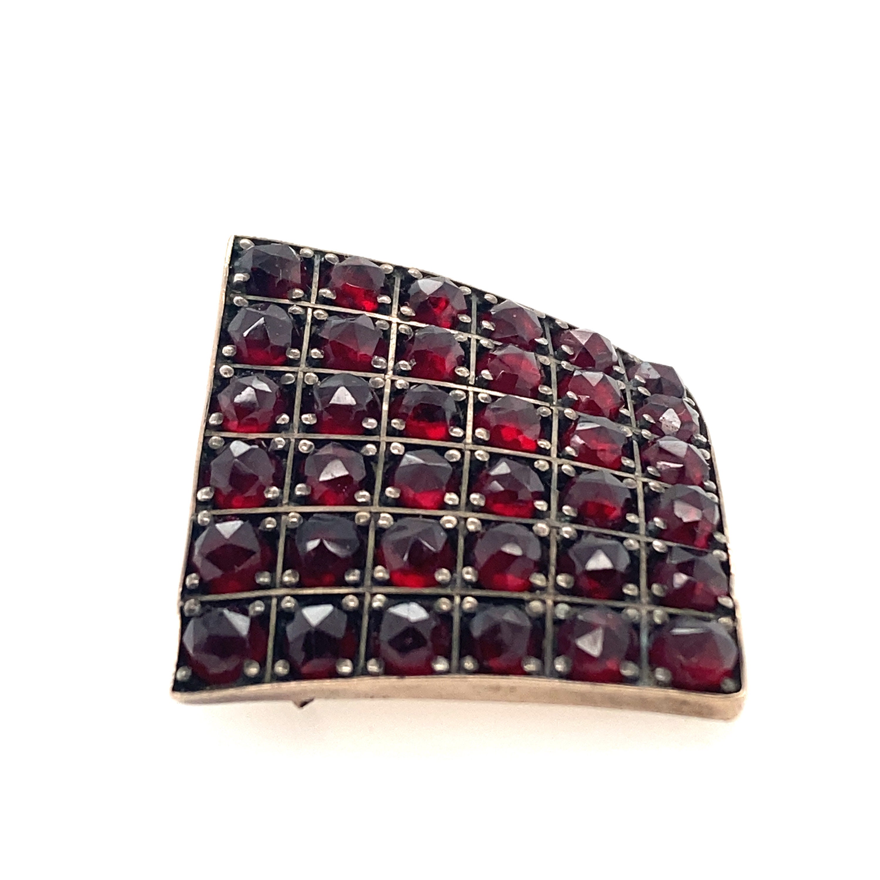 Antique Victorian Bohemian Garnet Pin - Etsy