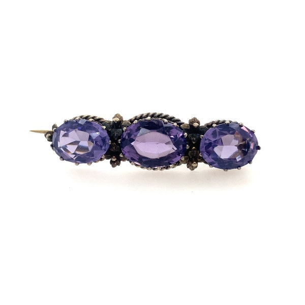 Amethyst Pin - Etsy