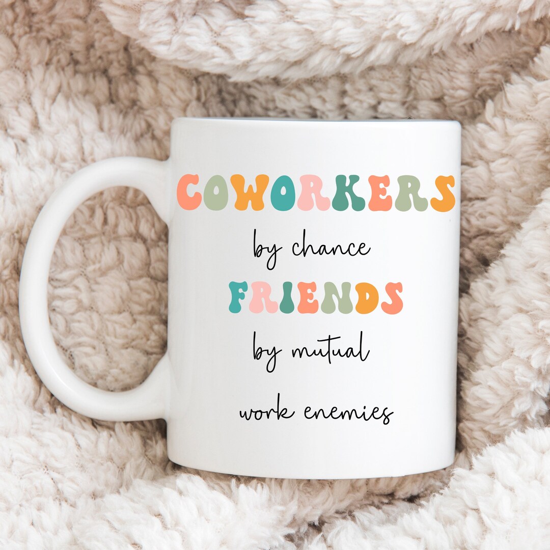 Work Bestie Gift, Work Friends Christmas Gift, Coworker Gift Funny ...