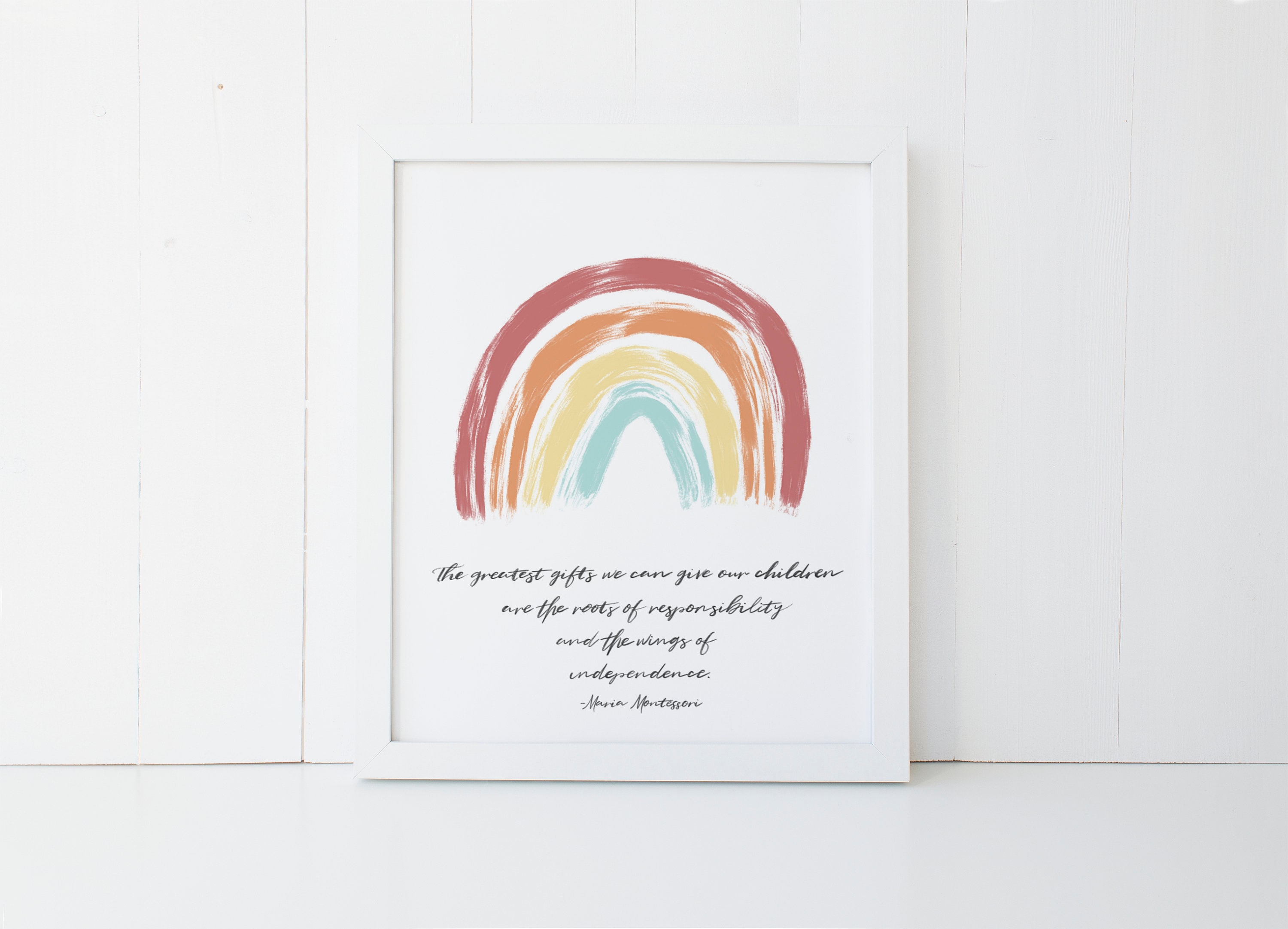 INSTANT DOWNLOAD, Maria Montessori Quote Print, Montessori Material ...
