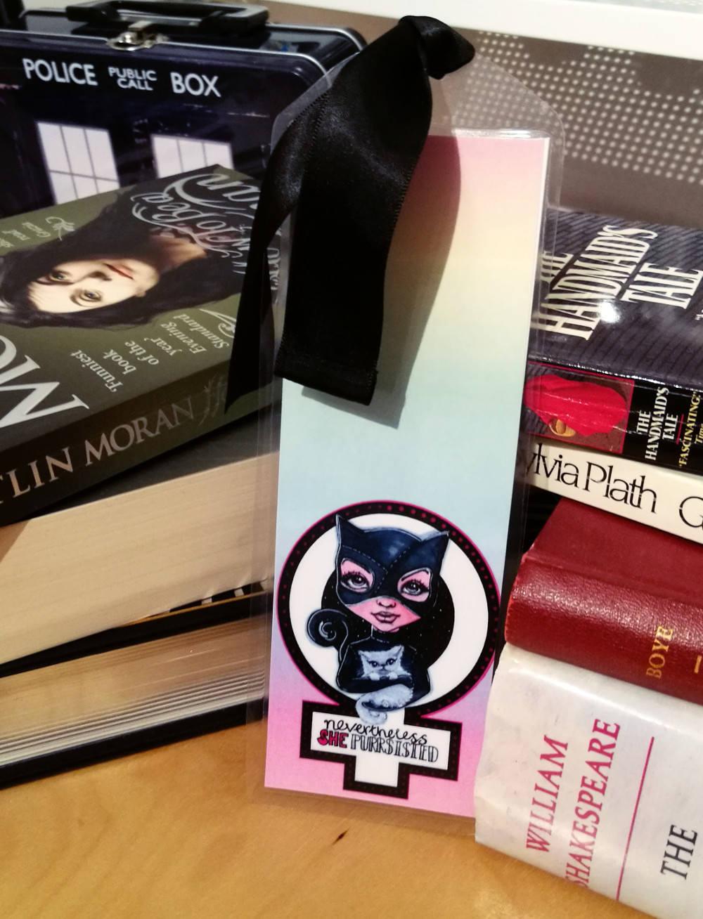 Bookmarks, Handmade Laminated, Geek Girl Power, Feminism Tardis BB-8 ...