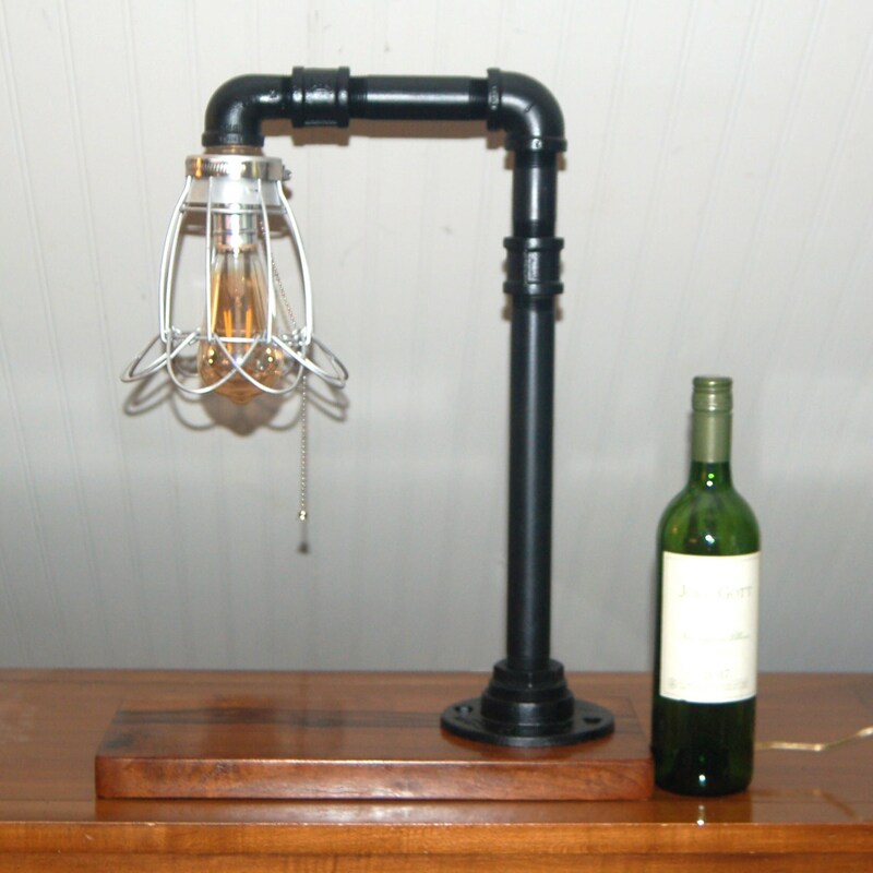 Iron Pipe Lamp - Etsy