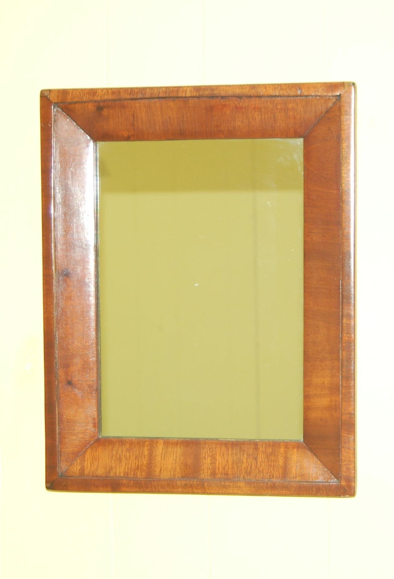 ANTIQUE EMPIRE MAHOGANY Mirror American Federal Vintage Duncan Phyfe ...