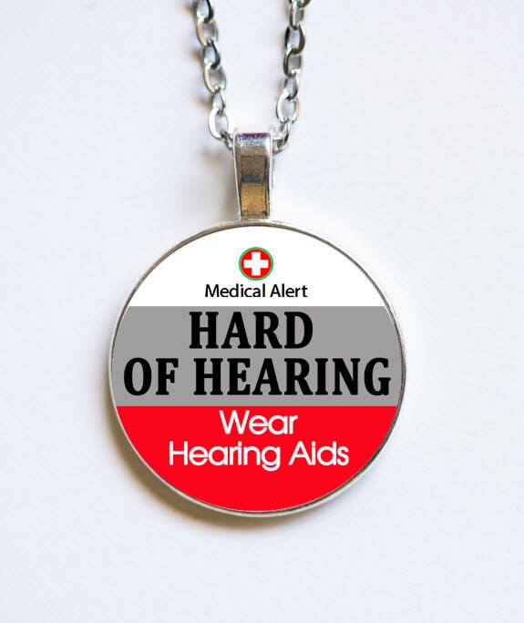 Medic Alert, Hearing Impaired - Hearing Aided or Cochlear Implant, No ...