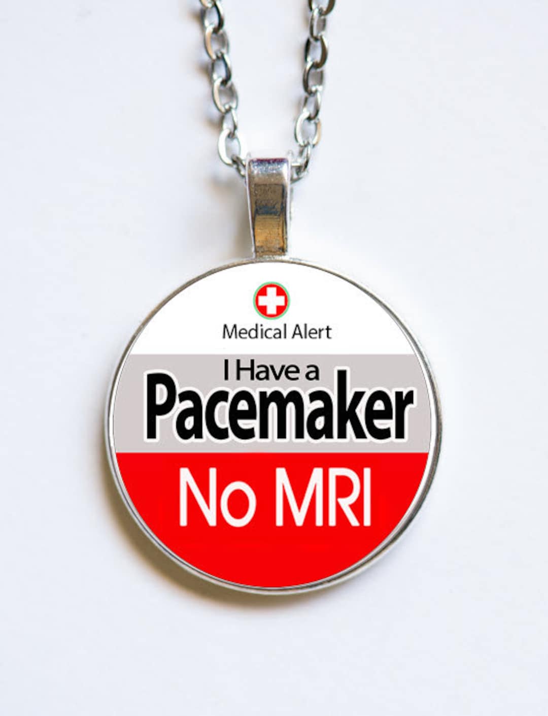 Medic Alert, Medic Alert Necklace, Pacemaker - No MRI, Medical Alert ...