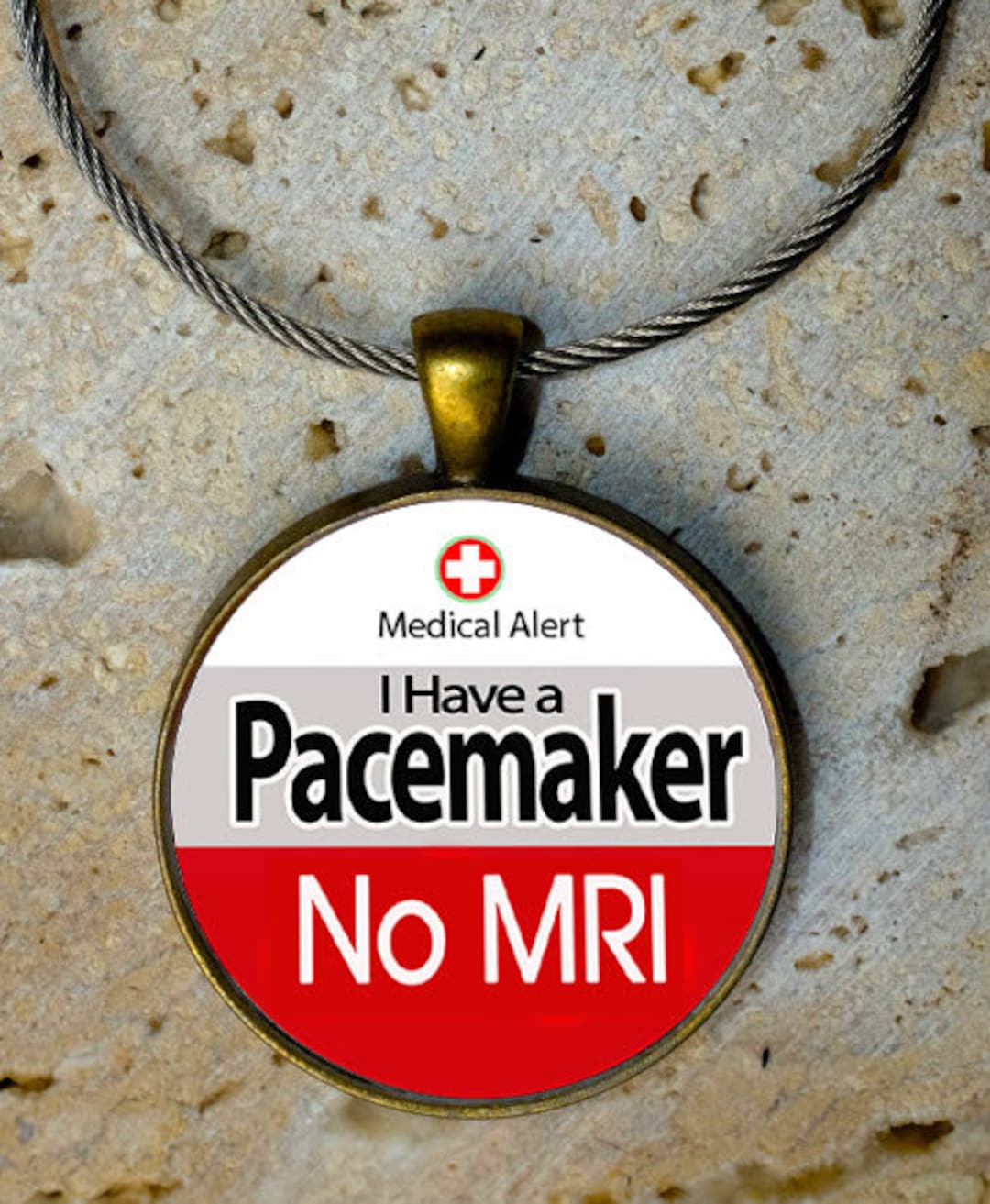 Medic Alert, Medical Alert Bag Tag - Pacemaker - No MRI, Medical Alert ...