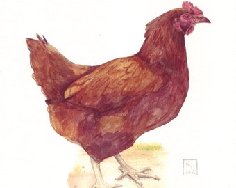 Chicken on the Farm original Pyrography Chicken Art - Etsy