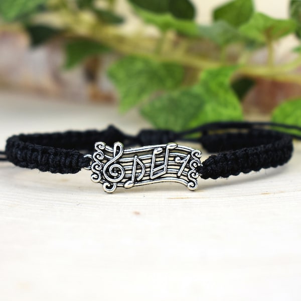 Music Note Bracelet - Etsy