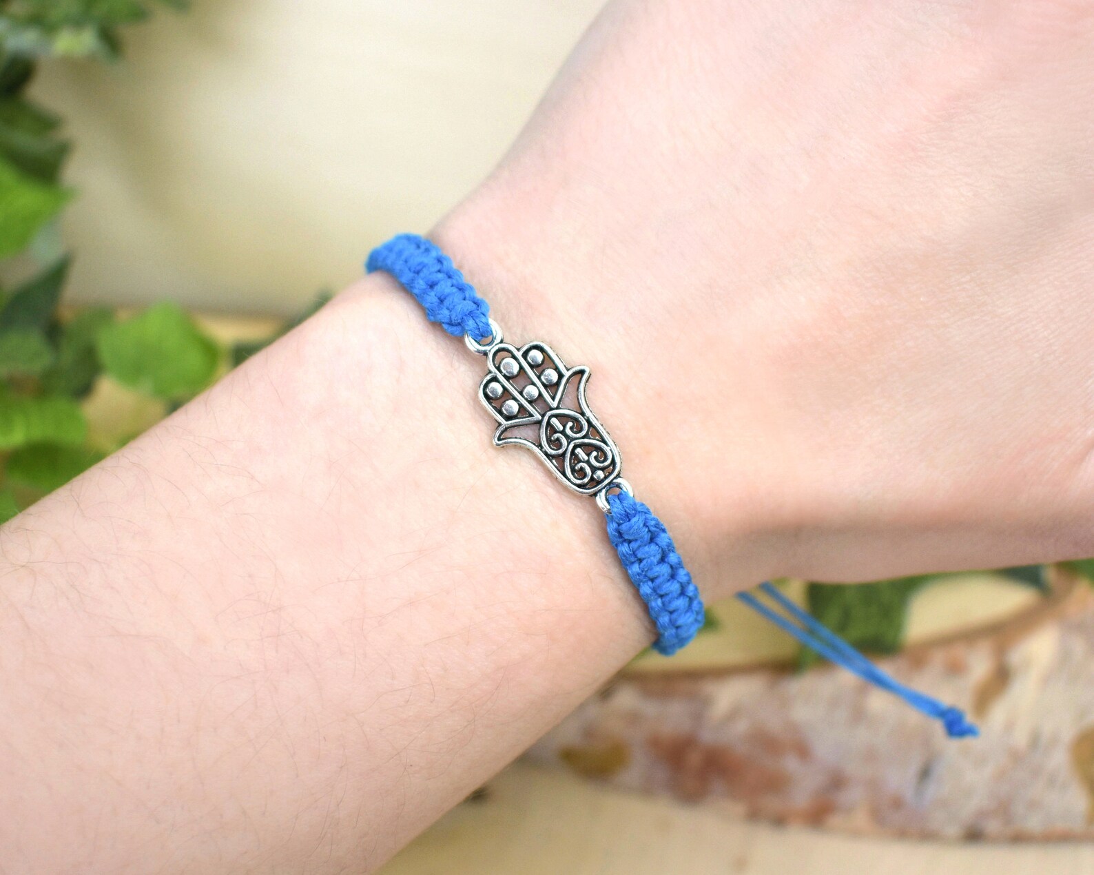 Hamsa Hand Protection Bracelet for Men or Women Hand of - Etsy