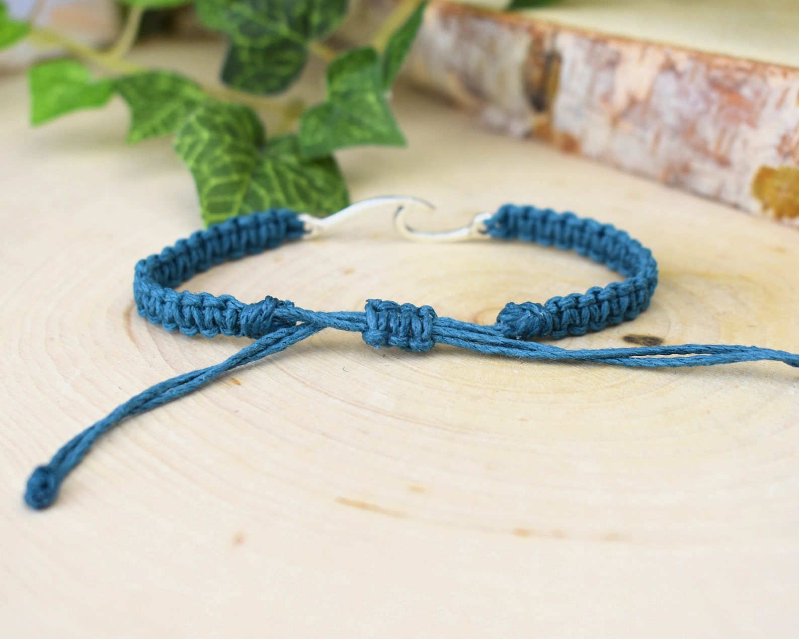 Ocean Wave Bracelet Adjustable Surfer Ocean Jewelry Beach | Etsy