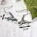 Tiger Earrings on Stainless Steel Ear Wires Hypoallergenic Dangle ...