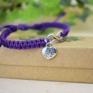 Singer Bracelet With Infinity and Sing Charms - Adjustable Hemp ...